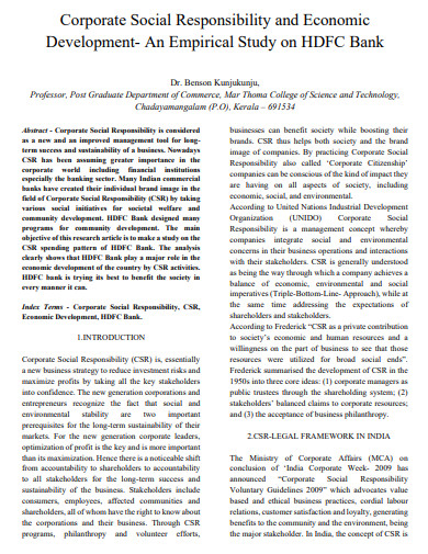 30+ Corporate Social Responsibility Examples in PDF | Examples