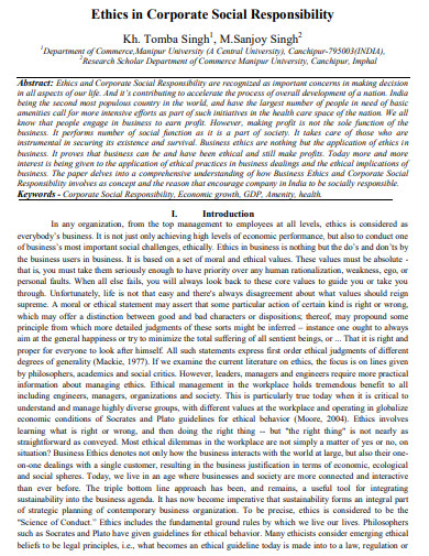 30+ Corporate Social Responsibility Examples in PDF | Examples