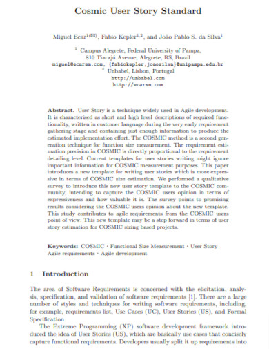 User Stories - 34+ Examples, Format, How to Write, PDF