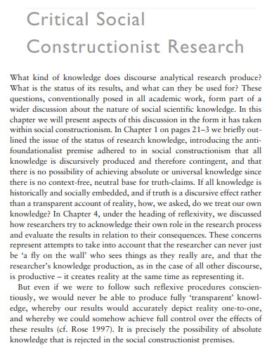 37+ Example of a Social Construct - PDF, Docs | Examples