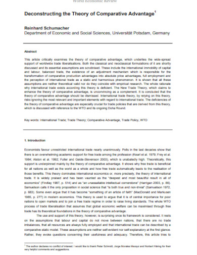 35+ Example of Comparative Advantage - PDF | Examples