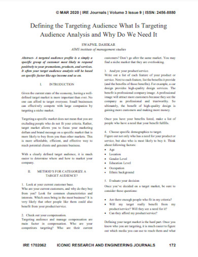 34+ Target Market - Example, PDF | Examples