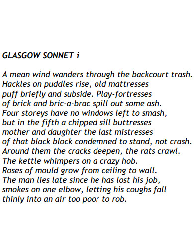 30+ Sonnet Poem Examples in PDF | Examples