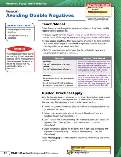 29+ Double Negative - Example, PDF | Examples