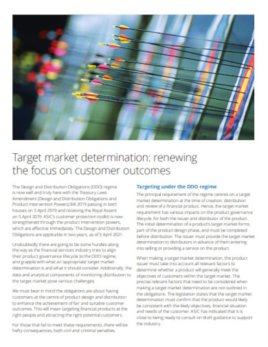 34+ Target Market - Example, PDF | Examples