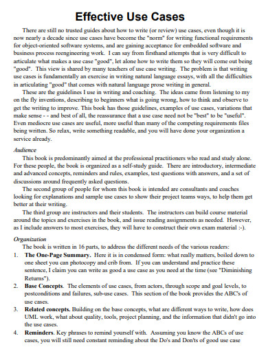 Use Case - 30+ Examples, Google Docs, Apple Pages, Word, PDF