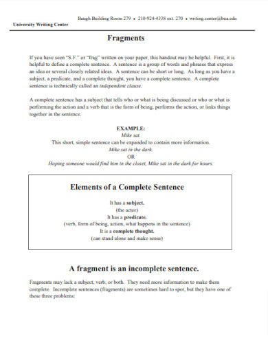 Complete Sentence - 30+ Examples, How to Create