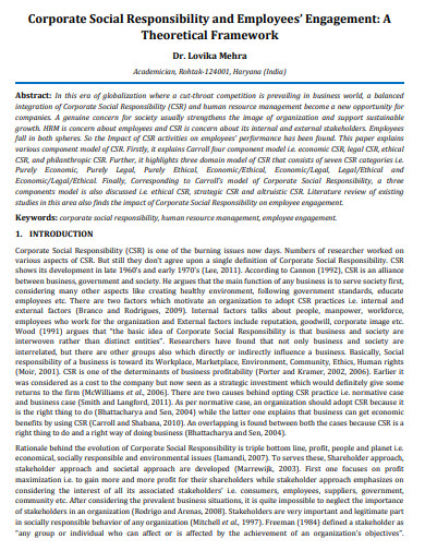 30+ Corporate Social Responsibility Examples in PDF | Examples