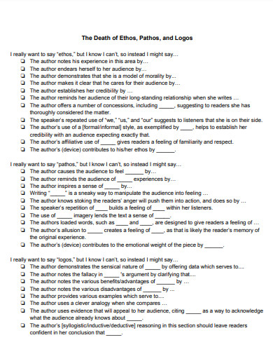 30+ Ethos Pathos Logos Examples in PDF, Excel | Examples