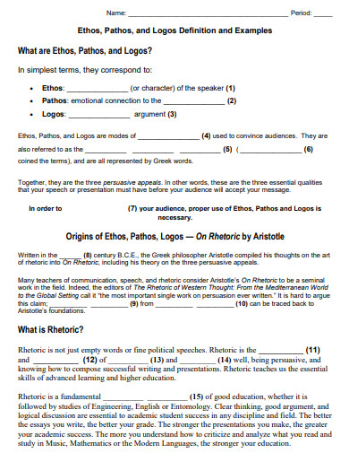 30+ Ethos Pathos Logos Examples in PDF, Excel | Examples