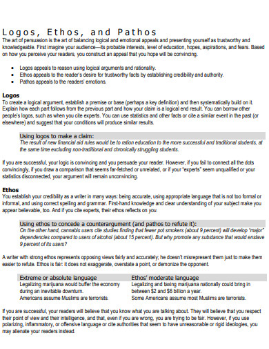 30+ Ethos Pathos Logos Examples in PDF, Excel | Examples
