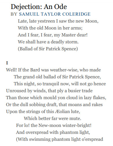 Ode Poem - 30+ Examples, Format, How to Write, PDF