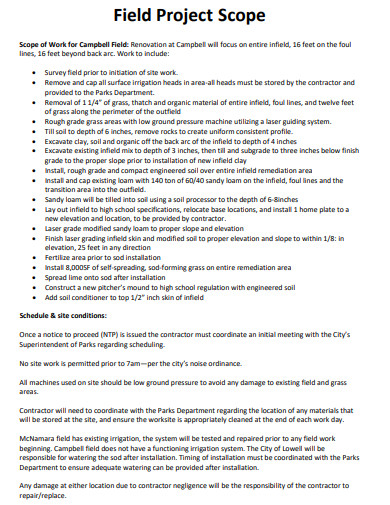 30+ Project Scope Examples in Word Google Docs Apple Pages PDF | Examples