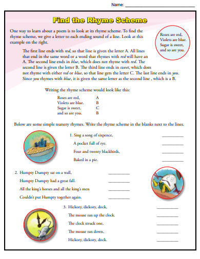 28+ Rhyme Scheme Examples in PDF | Examples