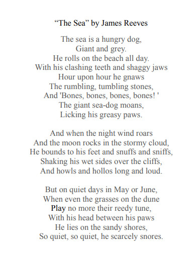 30+ Lyric Poem Examples in PDF, Google Docs | Examples