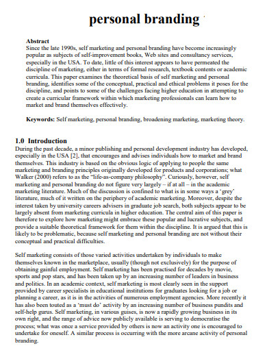 30+ Personal Brand Statement Examples in PDF | Examples