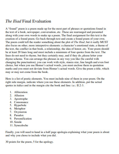 30+ Found Poem Examples in PDF | Examples