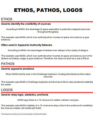 30+ Ethos Pathos Logos Examples in PDF, Excel | Examples