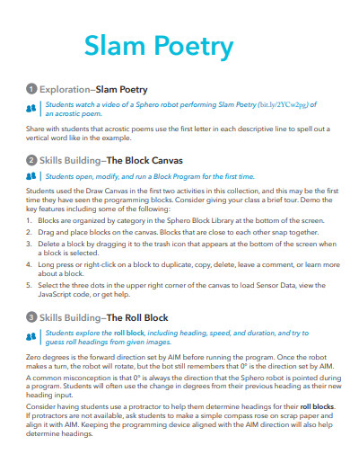 30+ Slam Poetry Examples in PDF | Examples