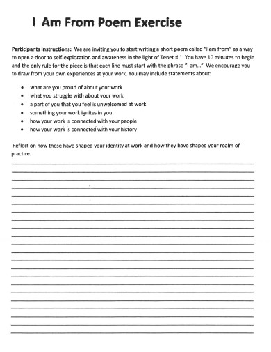 30+ I am Poem Examples | Examples