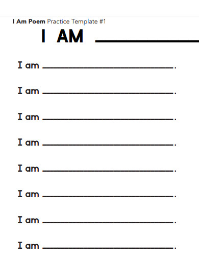 30+ I am Poem Examples | Examples