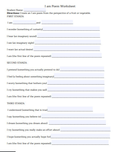 30+ I am Poem Examples | Examples