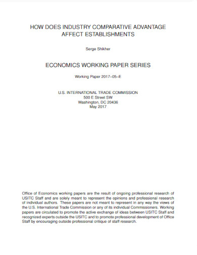 35+ Example of Comparative Advantage - PDF | Examples