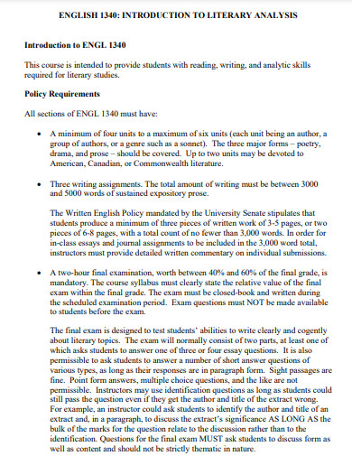 30+ Literary Analysis Examples PDF | Google Docs | Pages | DOC | Examples