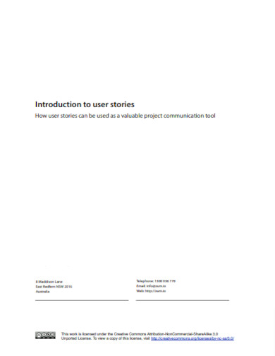 User Stories - 34+ Examples, Format, How to Write, PDF