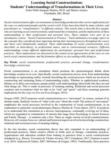 37+ Example of a Social Construct - PDF, Docs | Examples