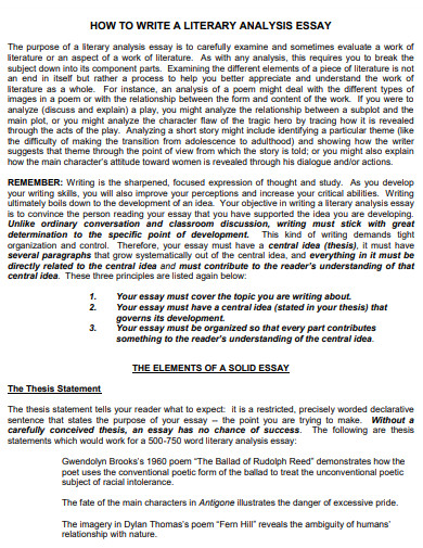 30+ Literary Analysis Examples PDF | Google Docs | Pages | DOC | Examples