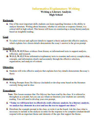 30+ Literary Analysis Examples PDF | Google Docs | Pages | DOC | Examples