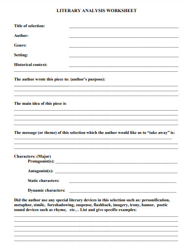 30+ Literary Analysis Examples PDF | Google Docs | Pages | DOC | Examples