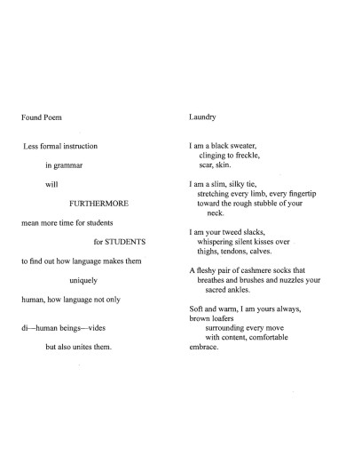 30+ Found Poem Examples in PDF | Examples