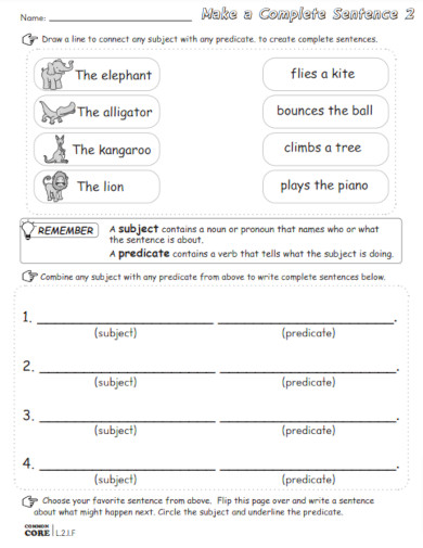 Complete Sentence - 30+ Examples, How to Create