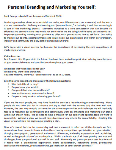 30+ Personal Branding Examples in PDF, DOCS | Examples