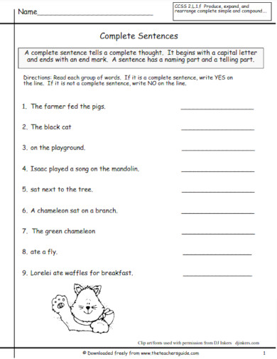 Complete Sentence - 30+ Examples, How to Create