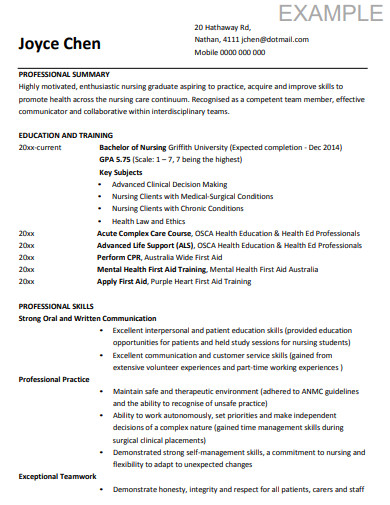 30+ Nursing Resume Examples in PDF | Examples