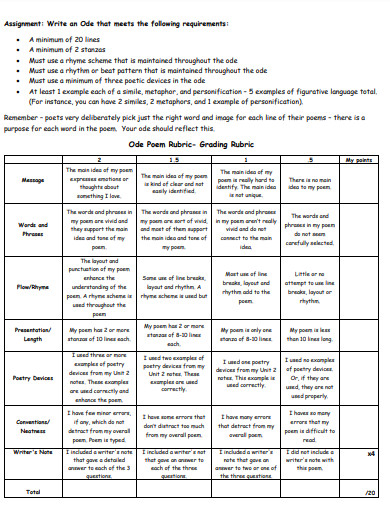 Ode Poem - 30+ Examples, Format, How to Write, PDF