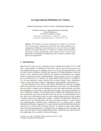 Operational Definition | Examples