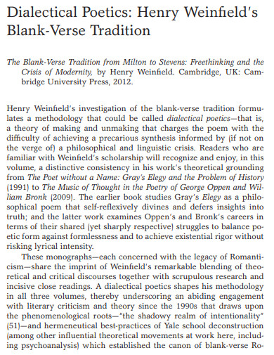 30+ Blank Verse Examples in PDF, Doc | Examples