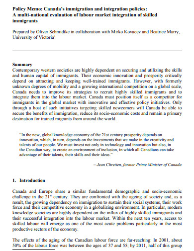 30+ Policy Memo Examples in Word | Google Docs | Apple Pages | PDF ...