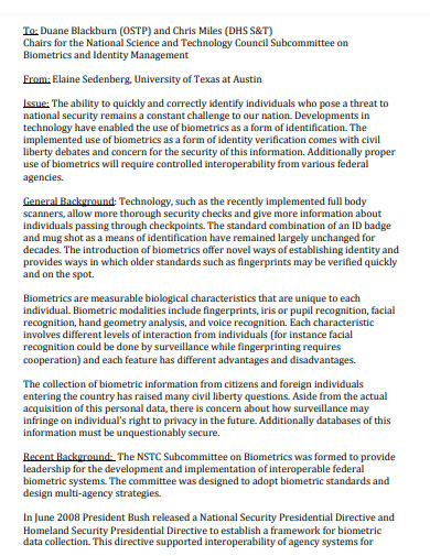 30+ Policy Memo Examples in Word | Google Docs | Apple Pages | PDF ...