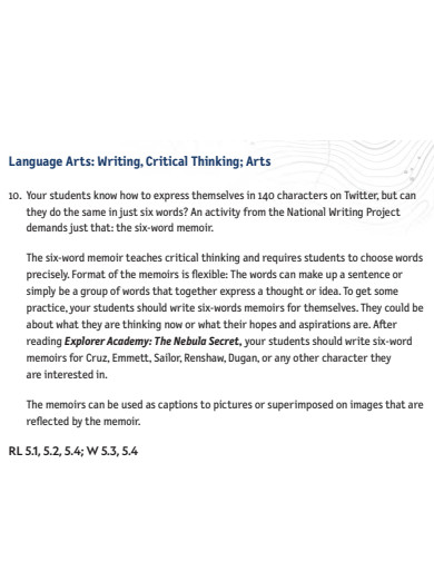 6 Word Memoir | Examples