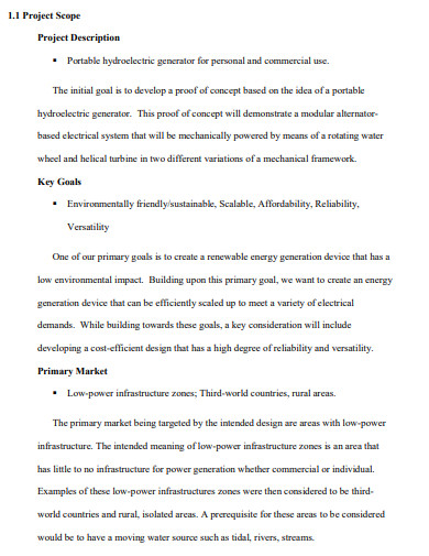 30+ Project Scope Examples in Word Google Docs Apple Pages PDF | Examples