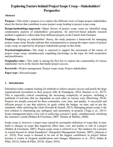 30+ Project Scope Examples in Word Google Docs Apple Pages PDF | Examples