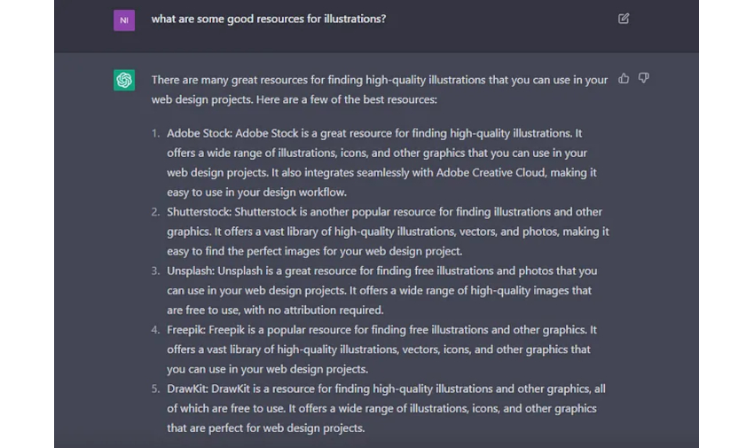 10+ ChatGPT Prompt Examples for Web Designers | Examples