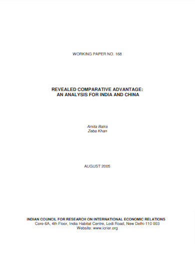 35+ Example of Comparative Advantage - PDF | Examples