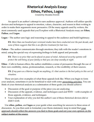 30+ Ethos Pathos Logos Examples in PDF, Excel | Examples