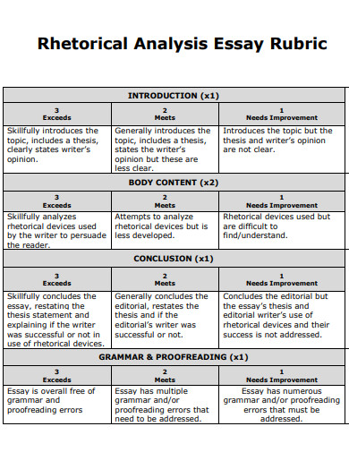 30+ Rhetorical Analysis Essay Examples in PDF | Google Docs | Word ...
